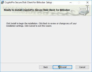 Quick Install Guide - Secure Disk for BitLocker - Client and Server
